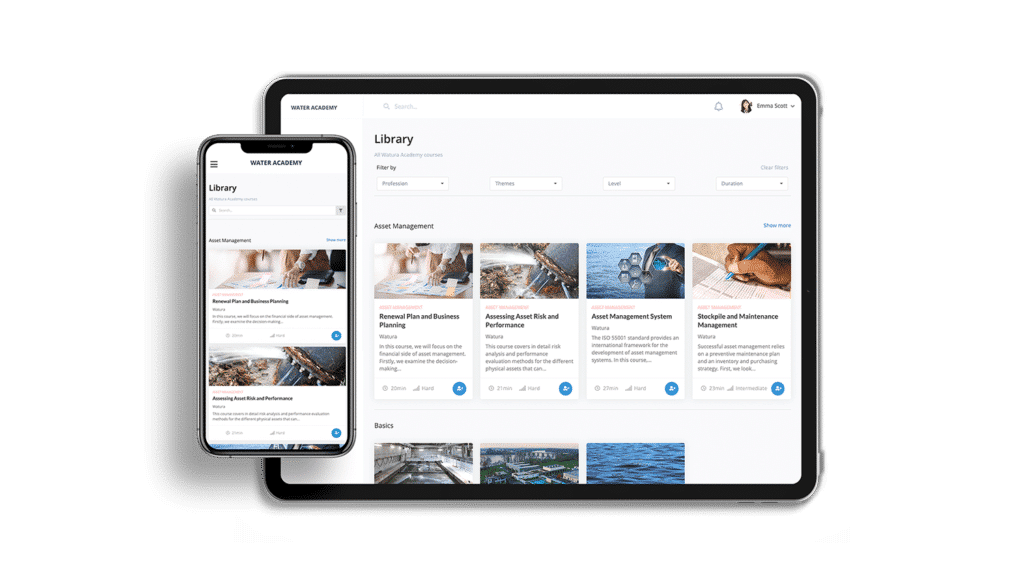 E-learning platform - Water and sanitation - Watura