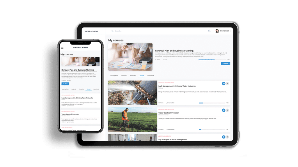 E-learning platform - Water and sanitation - Watura